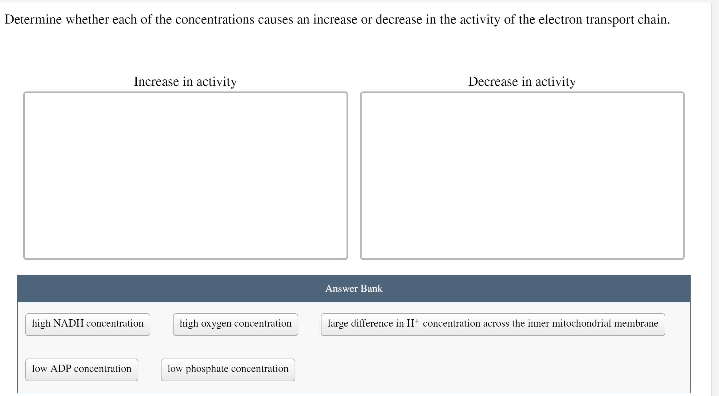 Solved Determine whether each of the concentrations causes | Chegg.com