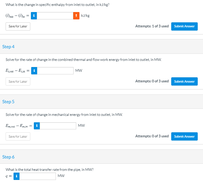 Solved Pressurized water (Pin = 10 bar, Tin = 110°C) enters | Chegg.com