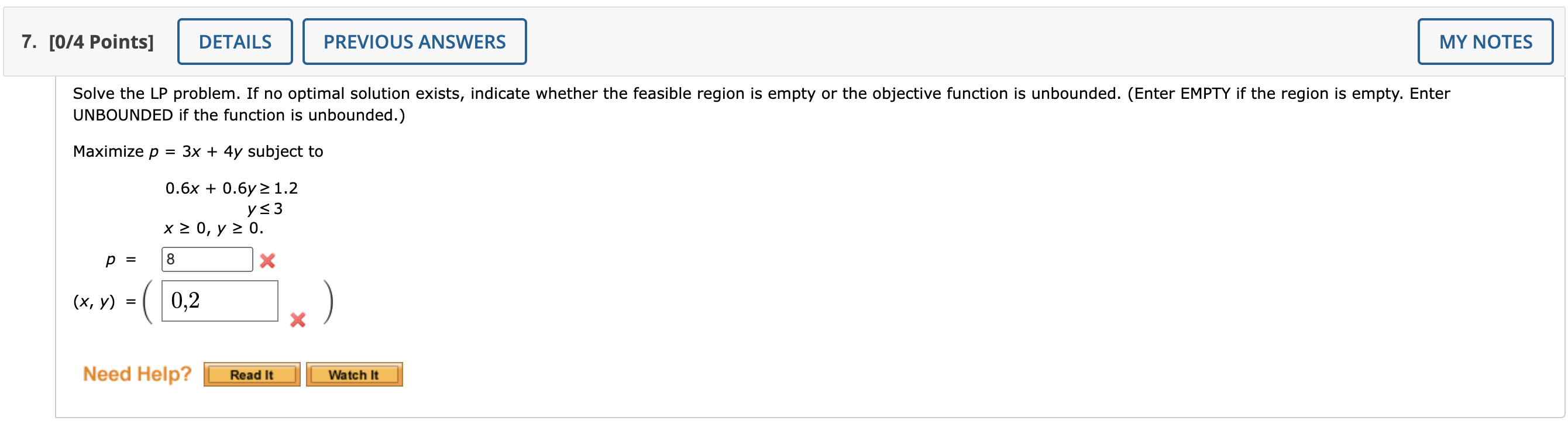 Solved empty. Enter UNBOUNDED if the function is unbounded.) | Chegg.com