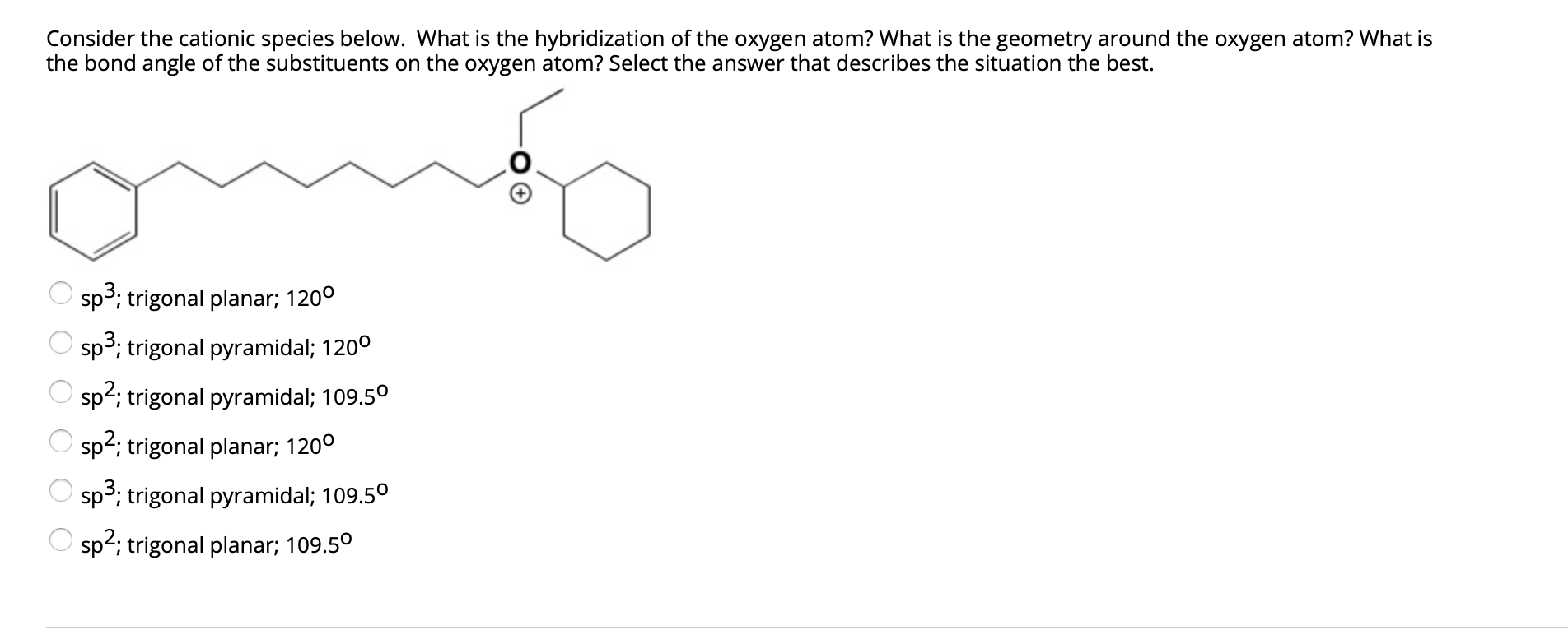 Solved Consider the cationic species below. What is the | Chegg.com