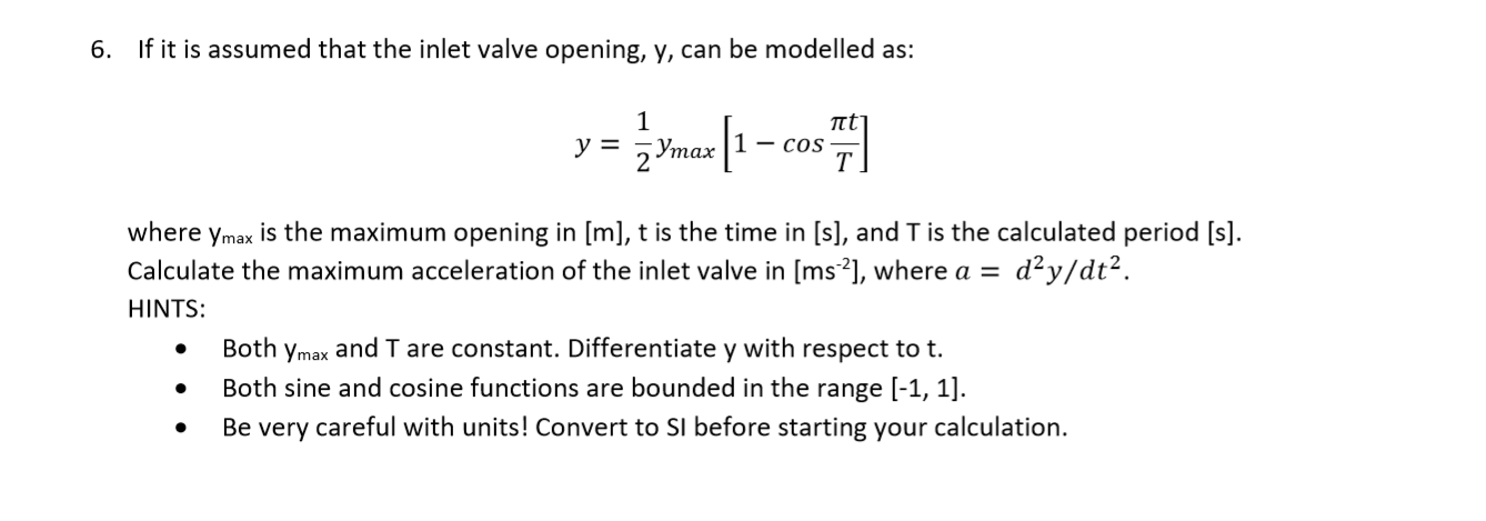 Solved what is y max should be?? and what is the t should | Chegg.com