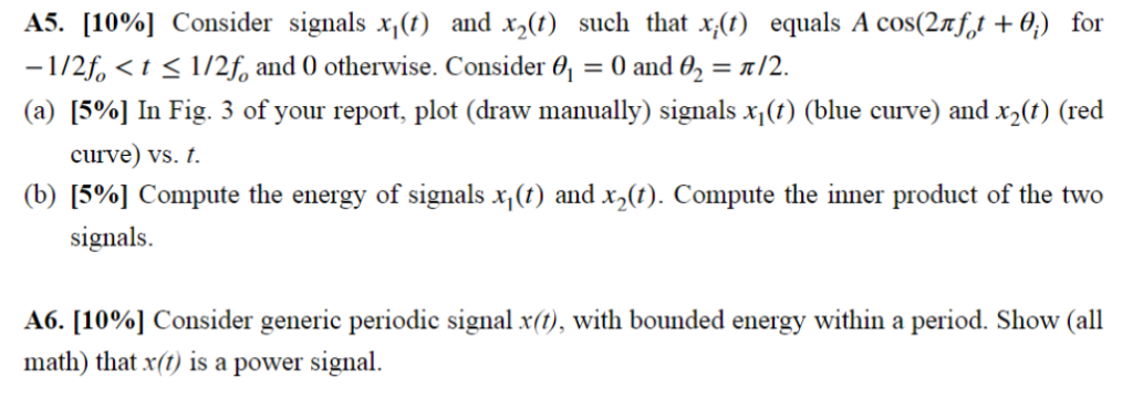 Solved A5 10 Consider Signals Xyt And Xzt Such That 