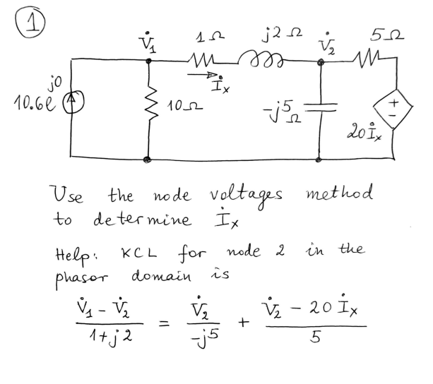 Solved 1use The Node Voltages Methodto Determine Ix˙help 6440