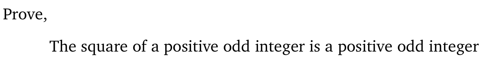 Solved Prove,The square of a positive odd integer is a | Chegg.com