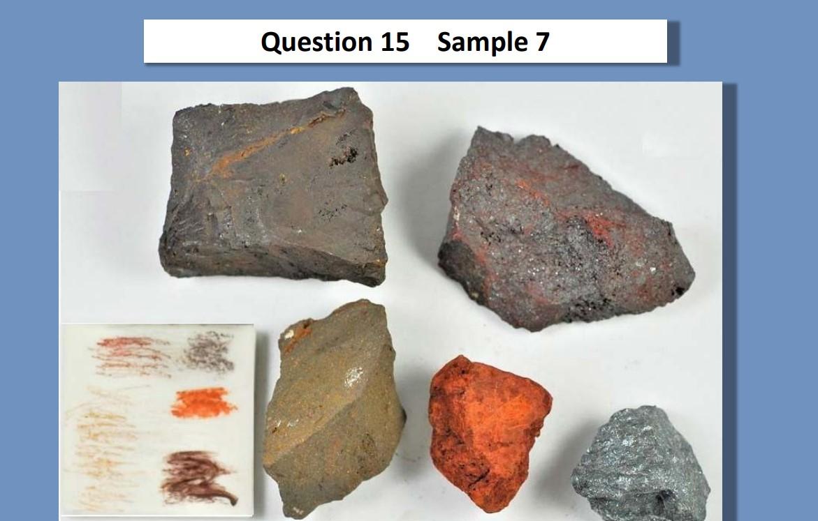 Solved Sample Luster Hardness Cleavage Streak Color and | Chegg.com