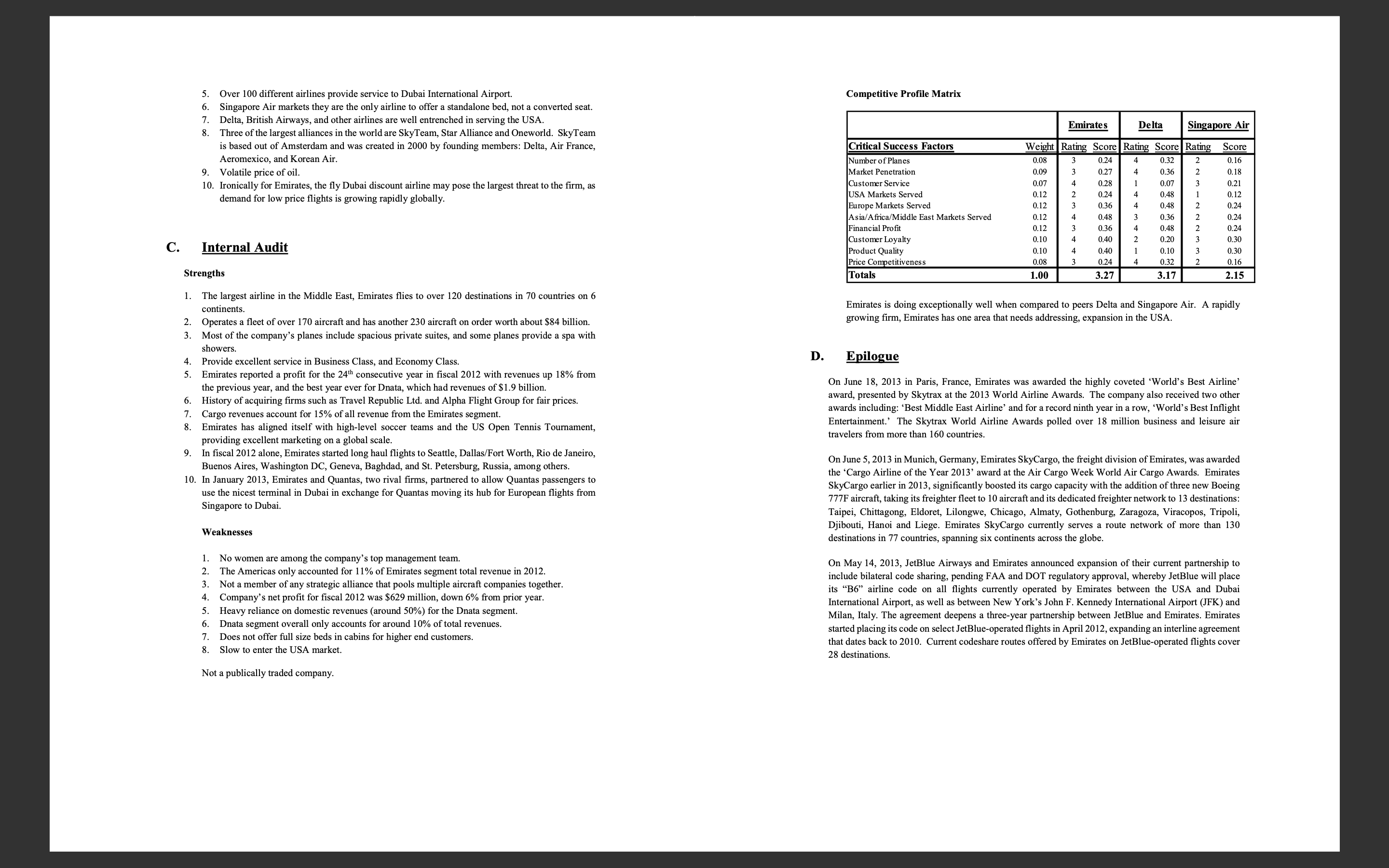 Solved A. Case Abstract Headquartered in Dubai in the United | Chegg.com