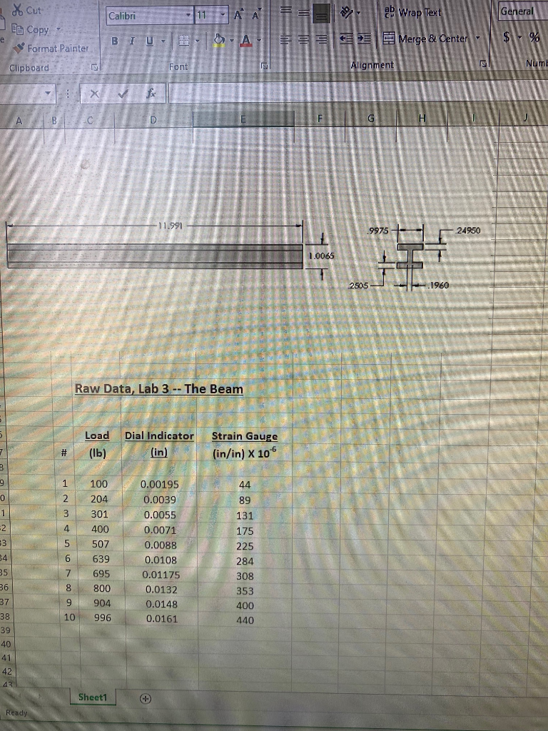 Solved Plot deflection versus load, and also stress versus | Chegg.com