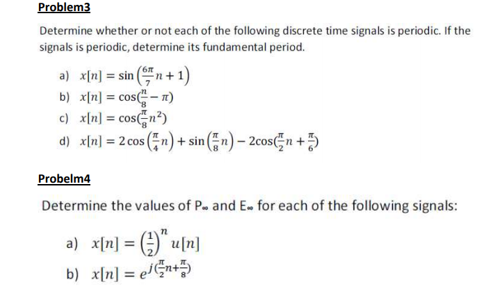 Solved Problem3 Determine whether or not each of the | Chegg.com