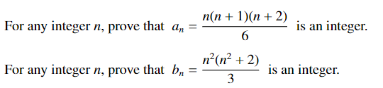 Solved For any integer n, ﻿prove that an=n(n+1)(n+2)6 ﻿is an | Chegg.com