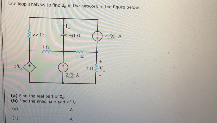 Solved Use loop analysis to find Io in the network in the | Chegg.com