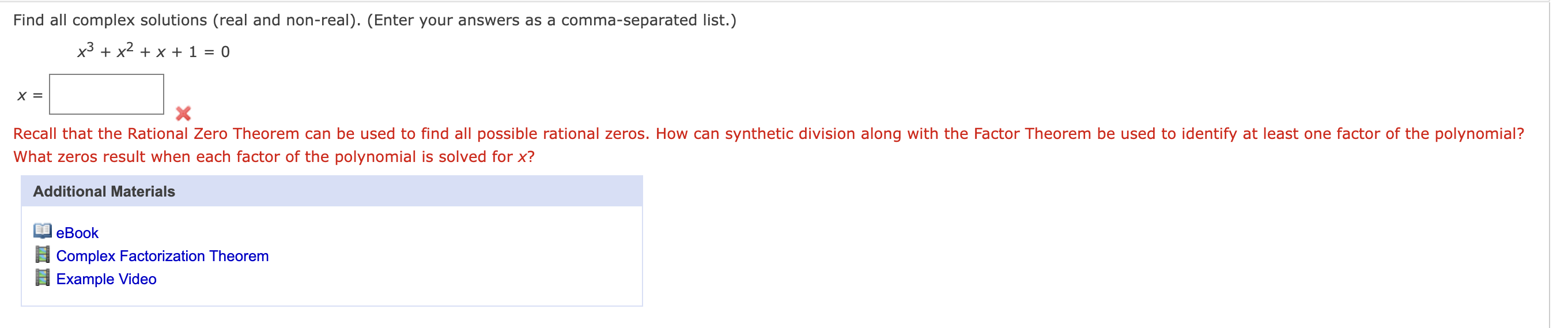 Solved Find all complex solutions (real and non-real). | Chegg.com