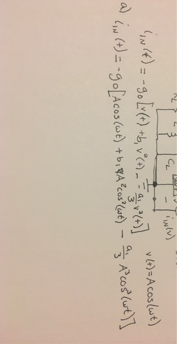 Solved How would I convert this equation to the form i(t)= | Chegg.com