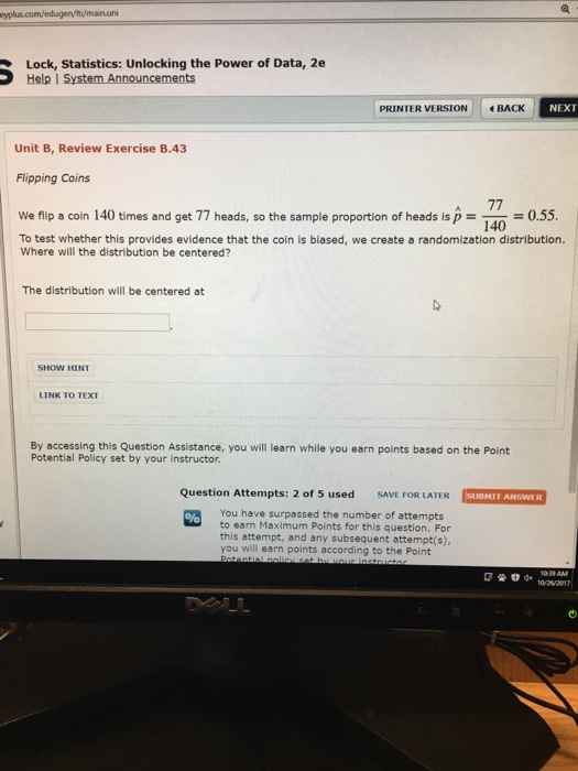 Solved Lock, Statistics: Unlocking the Power of Data, 2e | Chegg.com
