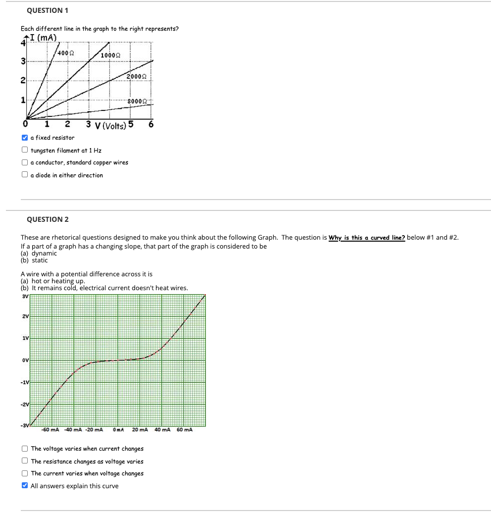 Solved QUESTION 1 Each different line in the graph to the | Chegg.com
