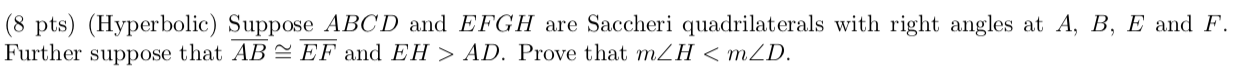 Solved Problems marked (Hyperbolic) are to be done in | Chegg.com