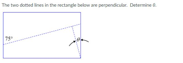 Solved The two dotted lines in the rectangle below are | Chegg.com