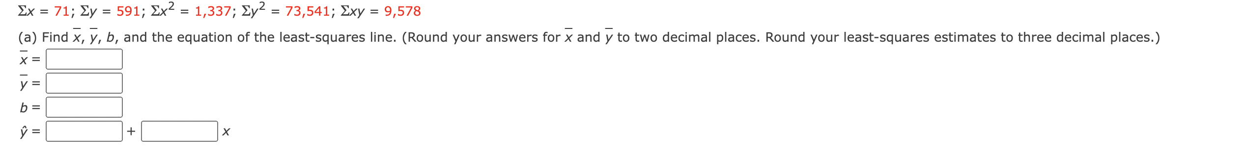 Solved random sample of six Denver neighborhoods gave the | Chegg.com