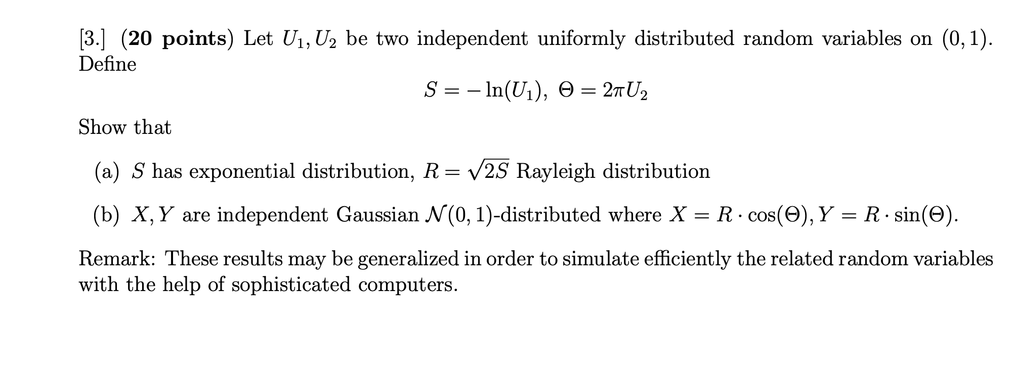 Solved [3.] (20 points) Let U1,U2 be two independent | Chegg.com