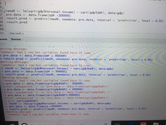 Solved R problem: How to fix? | Chegg.com