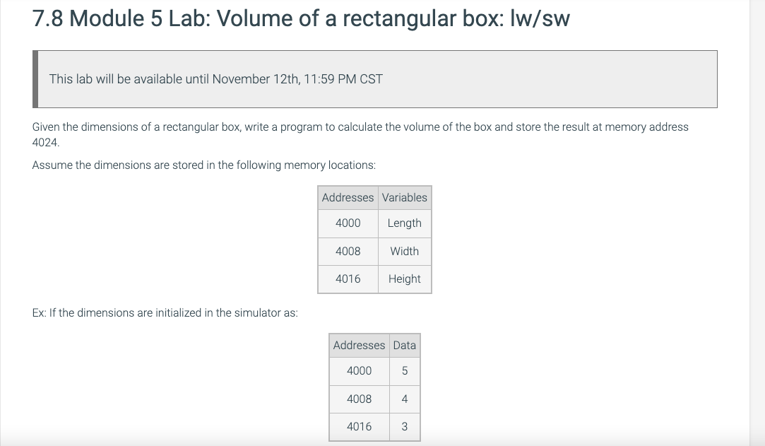 Solved the result is stored at memory address 4024 : Note: | Chegg.com