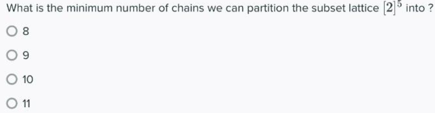 Solved What is the minimum number of chains we can partition | Chegg.com