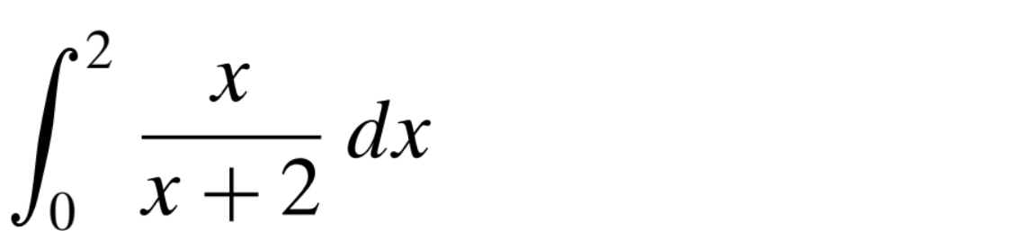Solved ∫02x+2xdx | Chegg.com