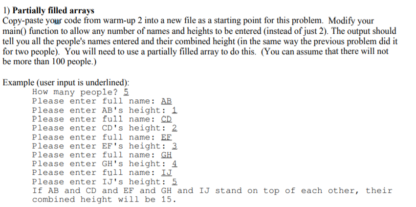 Solved #include using namespace std; int | Chegg.com