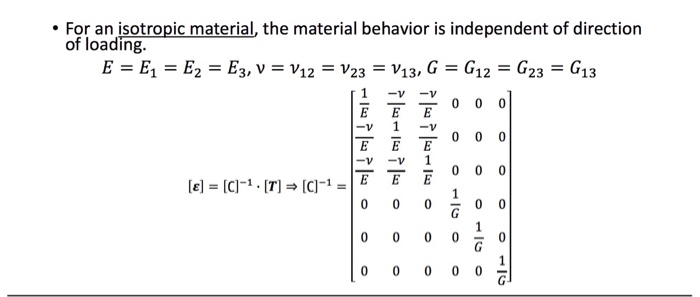 3. (Voight Notation/lsotropic Linearized Elasticity | Chegg.com