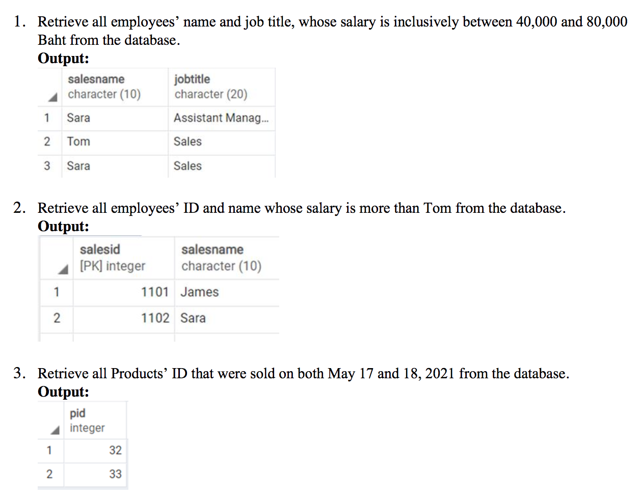 Solved Create one .sql file to store all answers. Refer to | Chegg.com