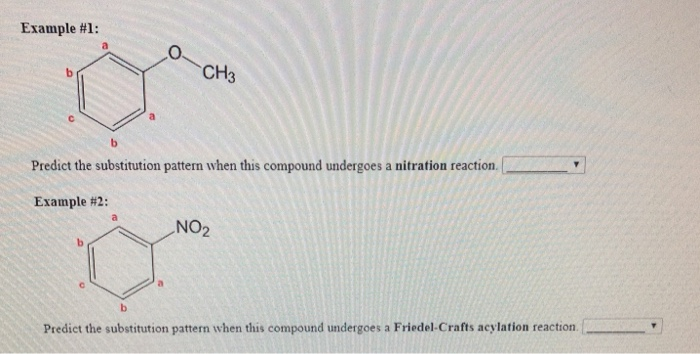 Solved Example #1: CH3 Predict the substitution pattern when | Chegg.com