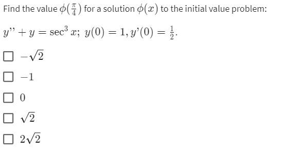 Solved Find the value of (e) for a solution (x) to the | Chegg.com