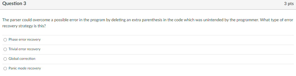Solved You need to create an LR parsing table for a grammar | Chegg.com