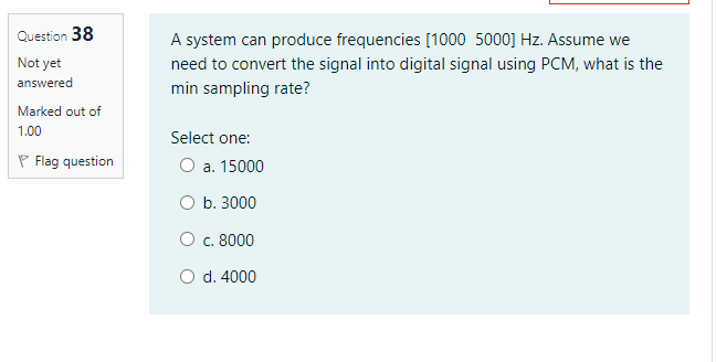 Solved Time left 1:51:54 Question 36 Which multiplexing | Chegg.com