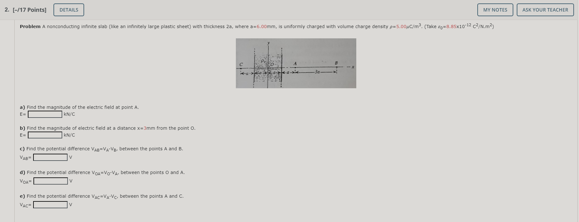 Solved 2. [-/17 Points] DETAILS MY NOTES ASK YOUR TEACHER | Chegg.com