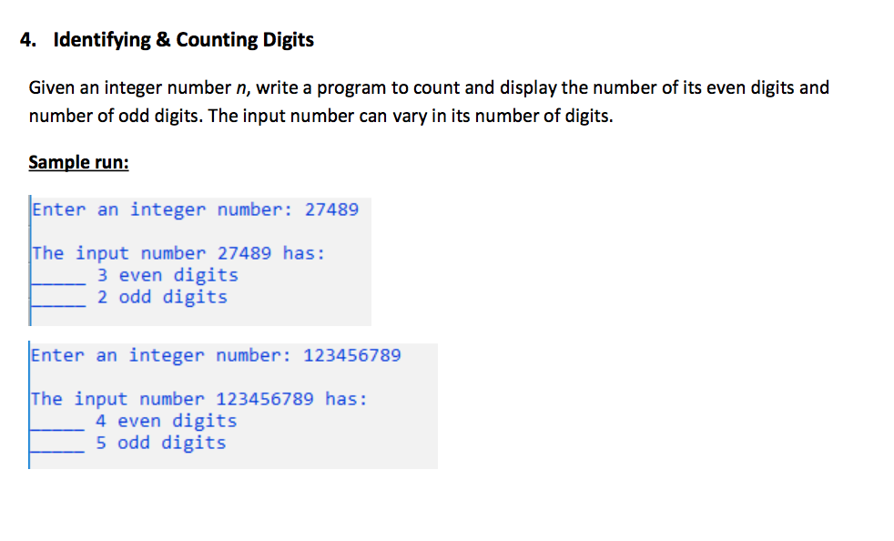 Solved Objectives: 1. Become familiar with loops 2. Write | Chegg.com