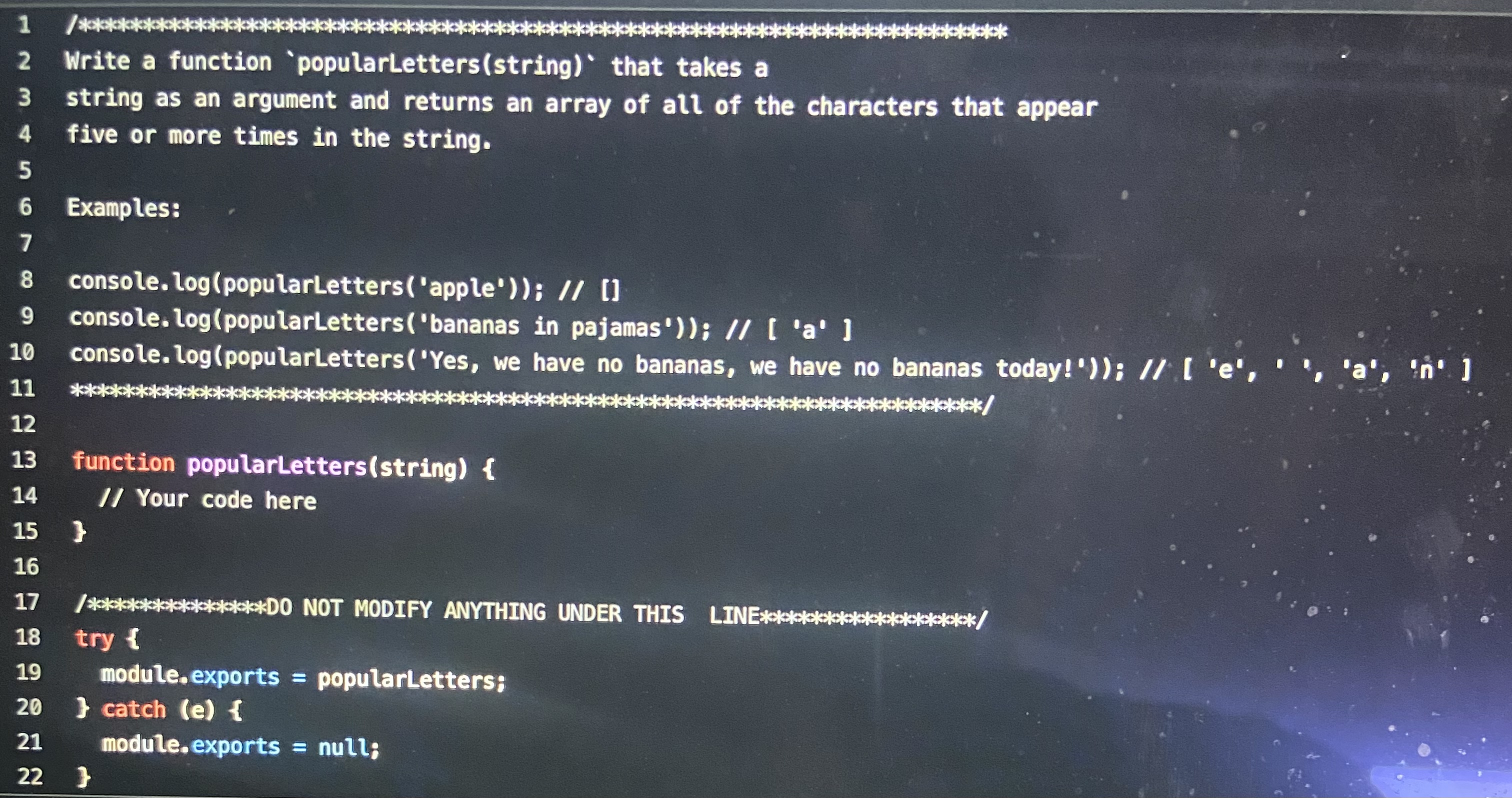 Solved Write a function 'popularletters(string)' that takes | Chegg.com