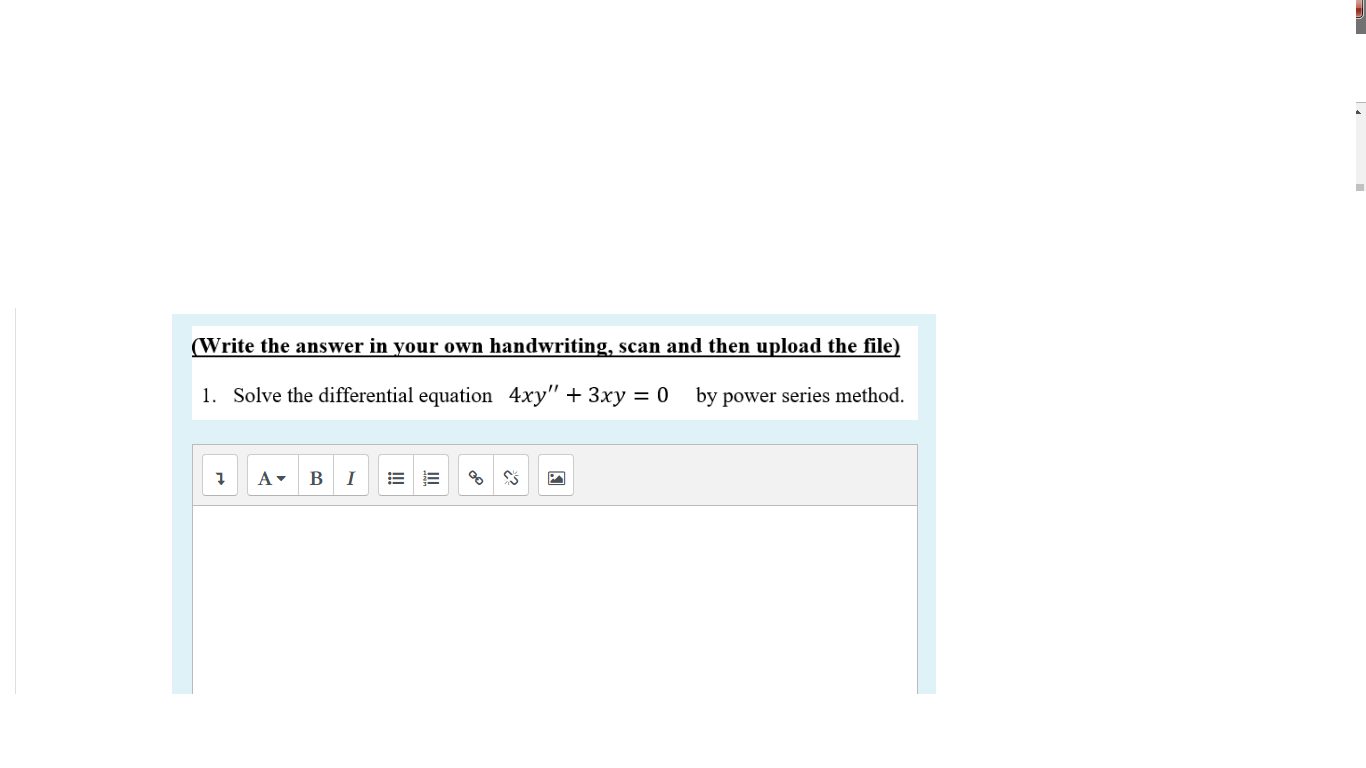 Solved (Write the answer in your own handwriting, scan and | Chegg.com
