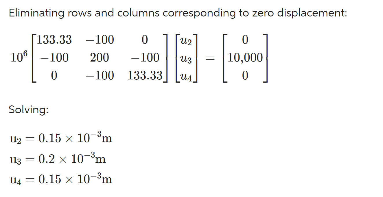 Solved Can someone show me how to solve for the u2, u3, u4, | Chegg.com
