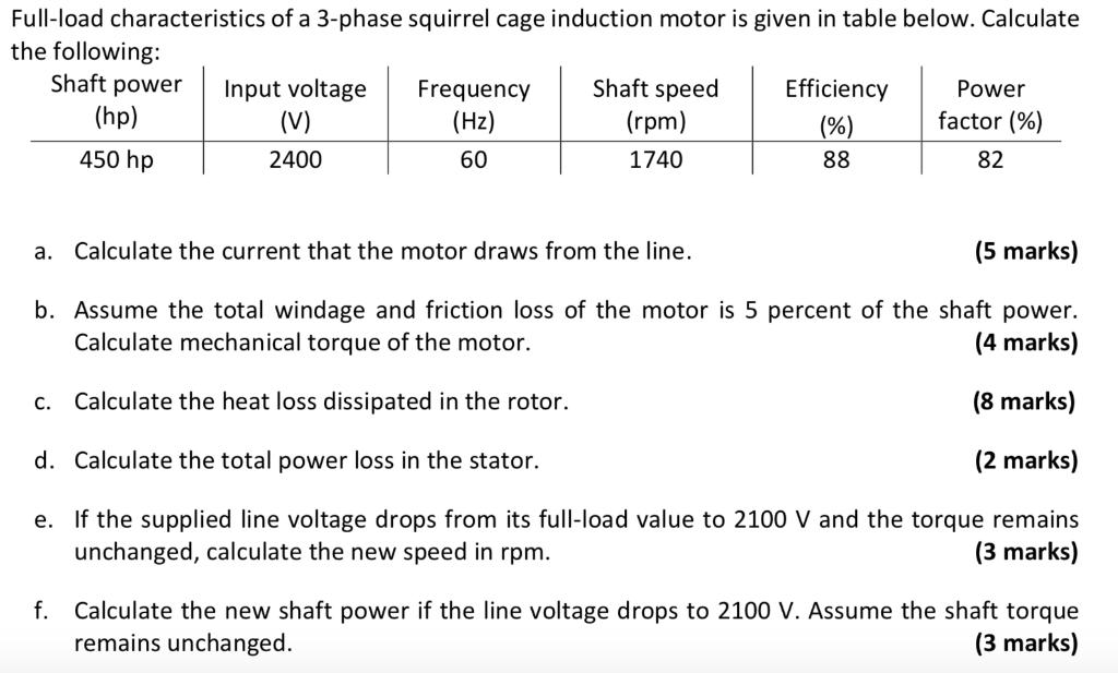 3 Phase Motor Load Calculation Formula - Infoupdate.org