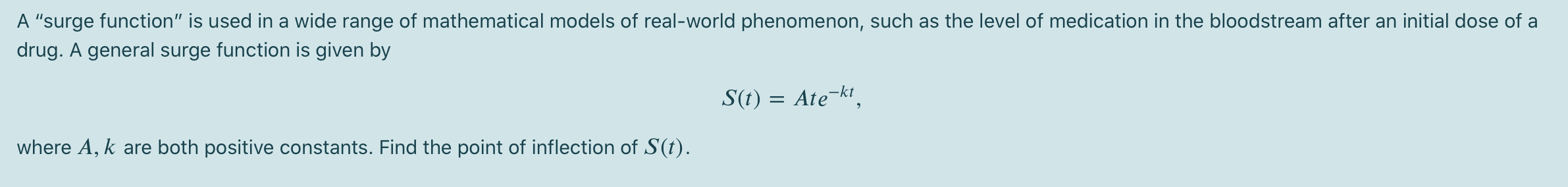 Solved A "surge function" is used in a wide range of | Chegg.com