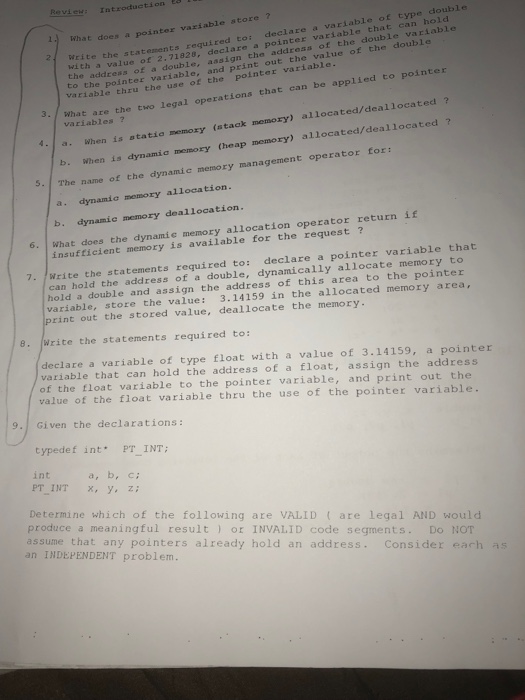 Solved Hi I Need Help With This Questions Please Answer All 9484