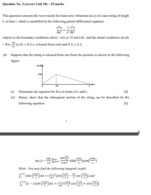 Solved Question No. 3 (covers Unit 10) - 35 marks This | Chegg.com Solved Question No. 3 (covers Unit 10) - 35 marks This | Chegg.com