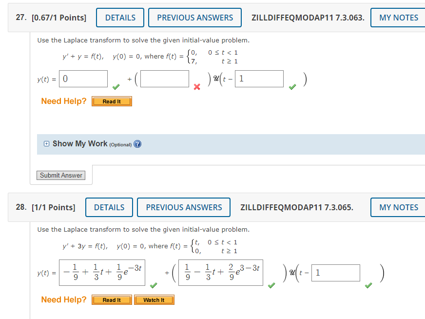 Solved 27. [0.67/1 Points] DETAILS PREVIOUS ANSWERS | Chegg.com