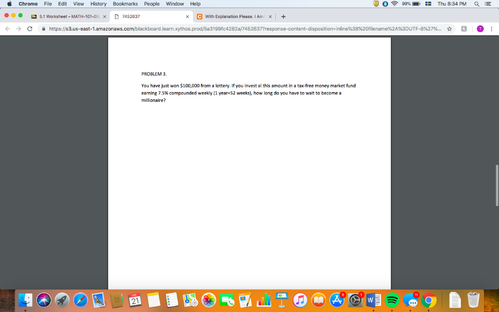 Solved Chrome File Edit View History Bookmarks People Window | Chegg.com