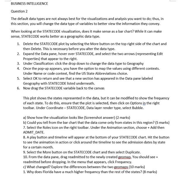 Solved estion 2 default data types are not always best for | Chegg.com