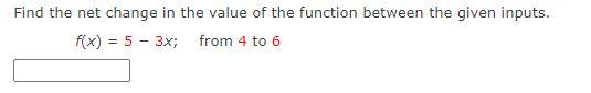 Solved Find the net change in the value of the function | Chegg.com