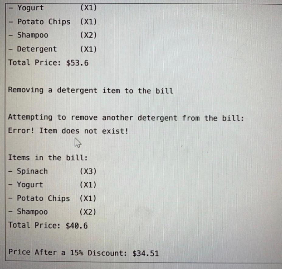 Solved Write a supermarket cashier register system that | Chegg.com