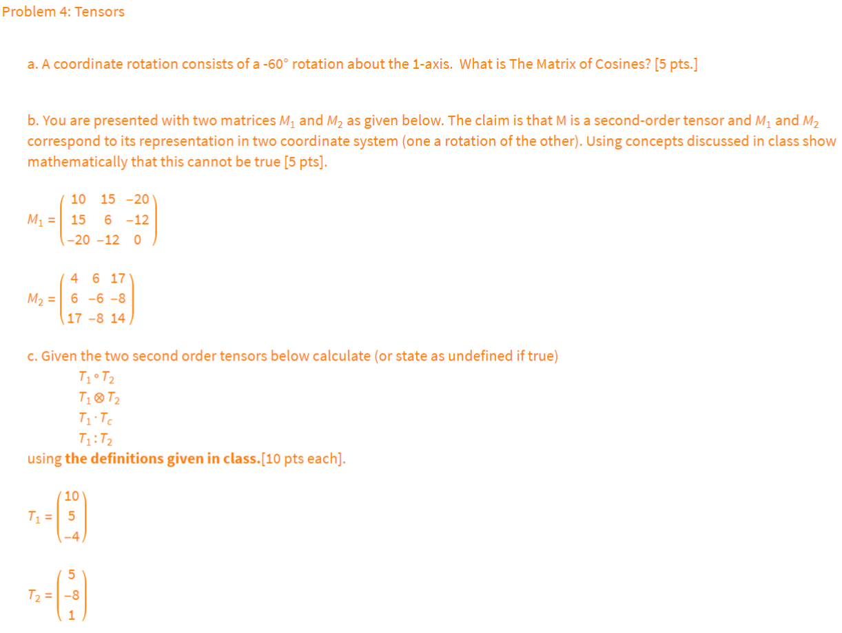 [Solved]: a. A coordinate rotation consists of a ( -60^{