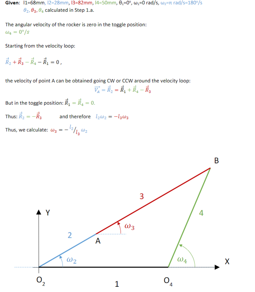 Solved Calculate angular link positions and velocities for a | Chegg.com