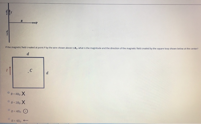 Solved f the magnetic field created at point P by the wire | Chegg.com